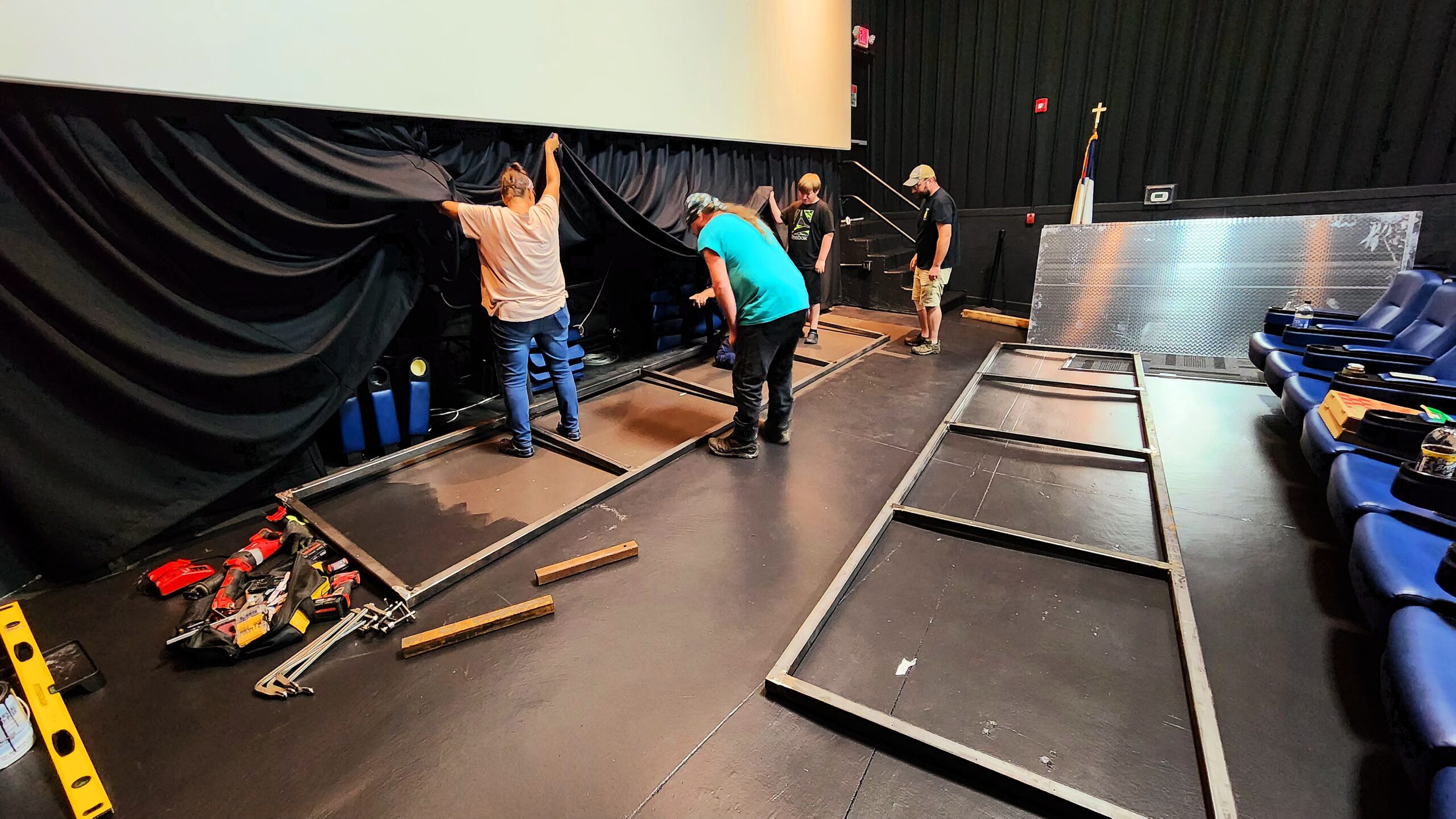 Community support brings new stage to life at Waynesboro Theatre ...